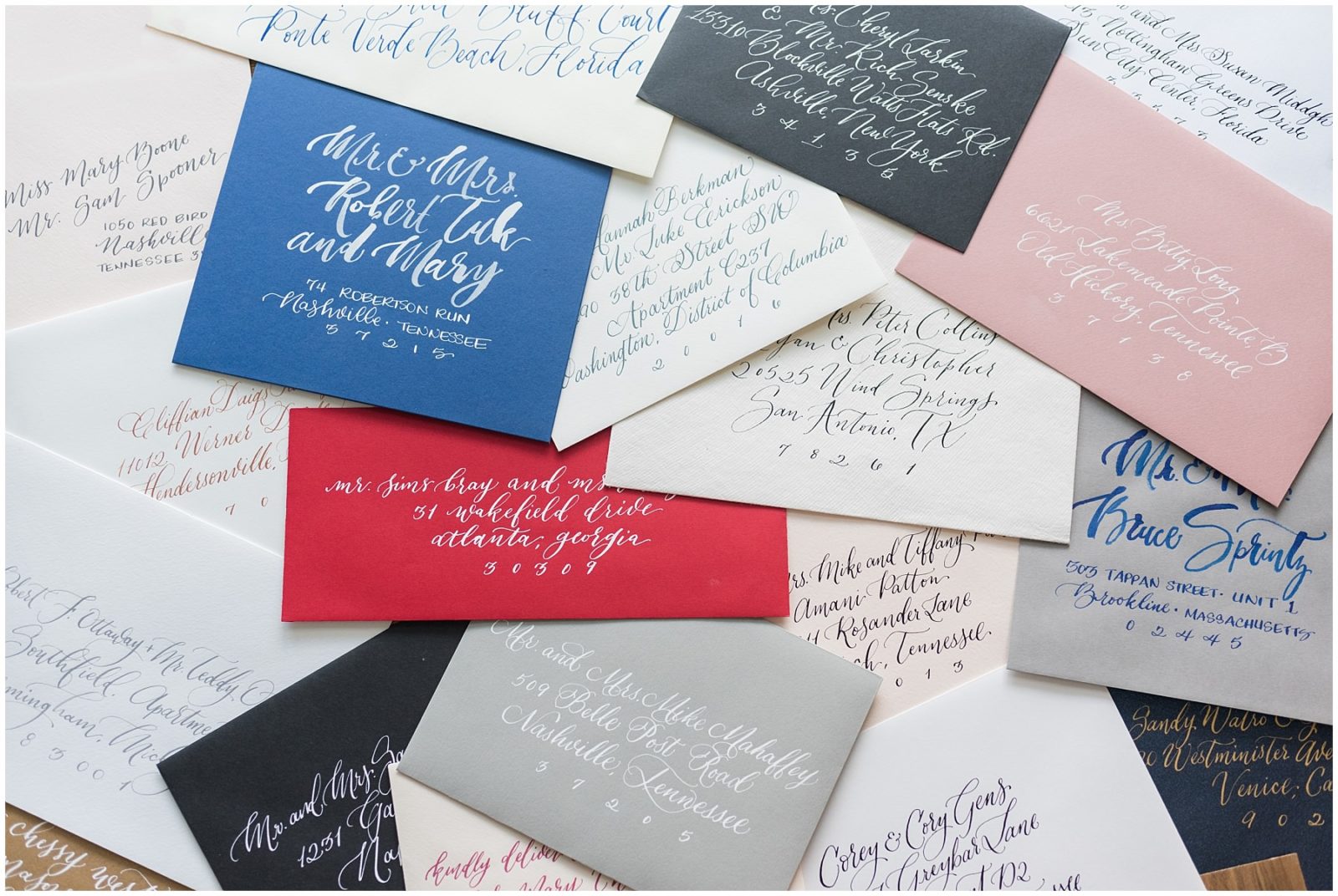 Meet White Ink Calligraphy - Nashville Wedding Calligrapher - mandyliz.com
